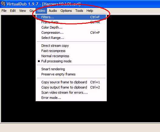 HowTo add permanent Letterboxed subtitles to video w/ Virtualdub ...